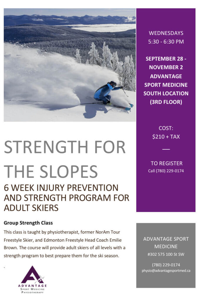Strength for the Slopes - Advantage Sport Medicine Physiotherapy